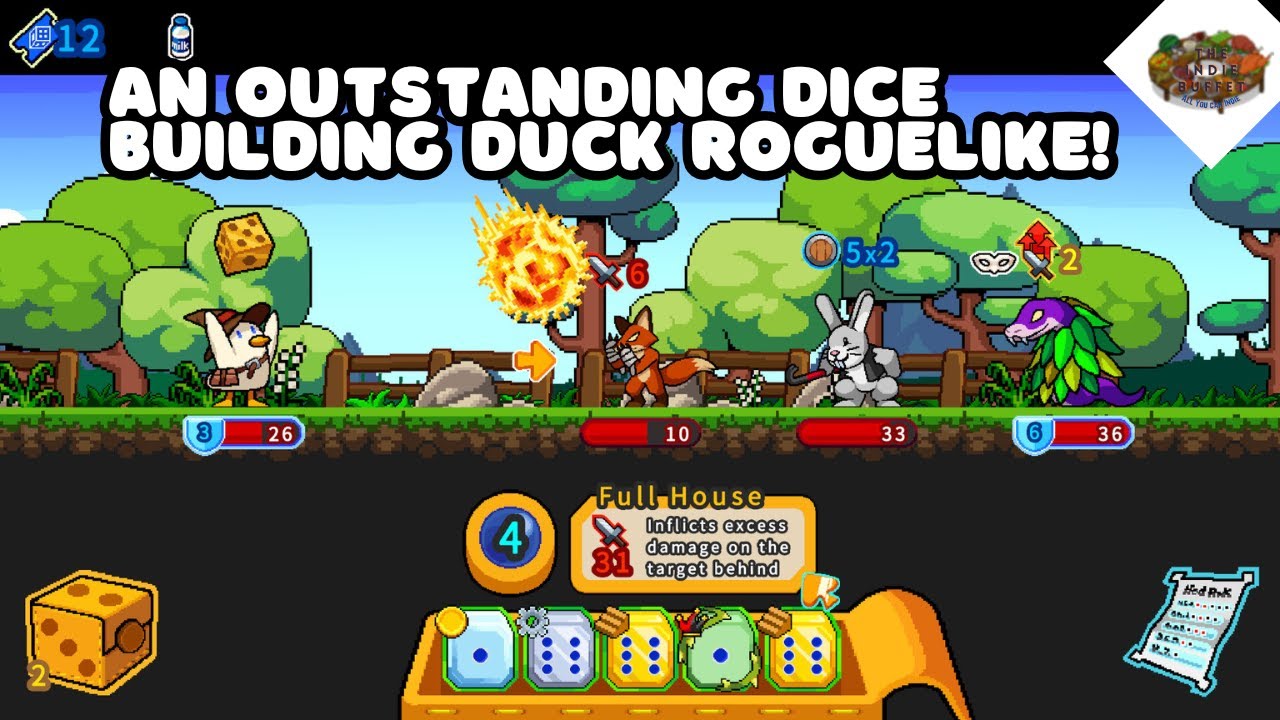 Incredibly Creative Duck Based Dice Building Roguelike! | Duck N Roll ...