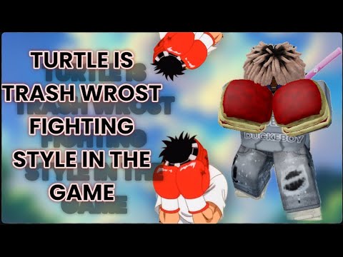 WORST FIGHTING STYLE IN THE GAME (TURTLE SHOWCASE) - UNTITLED BOXING ...