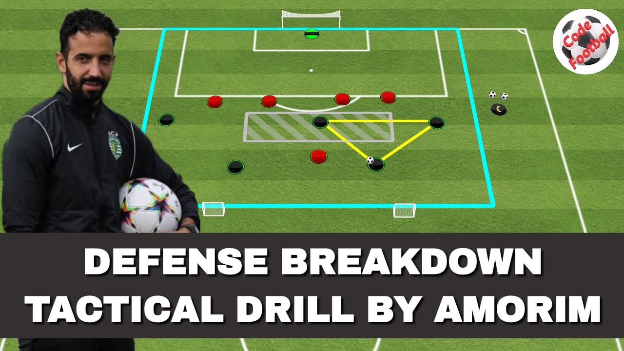 Defense breakdown tactical drill by Ruben Amorim! - YouTube