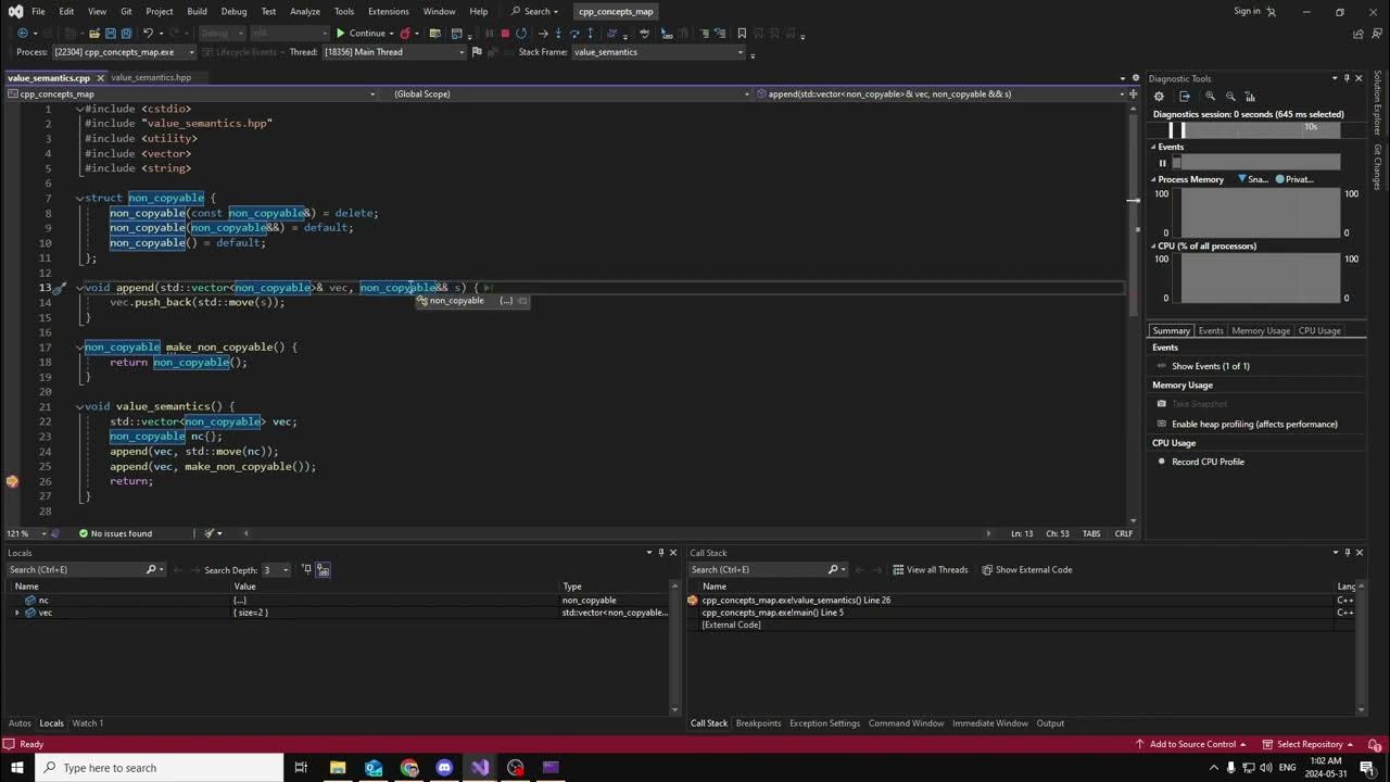 Modern C++ Value Semantics - YouTube