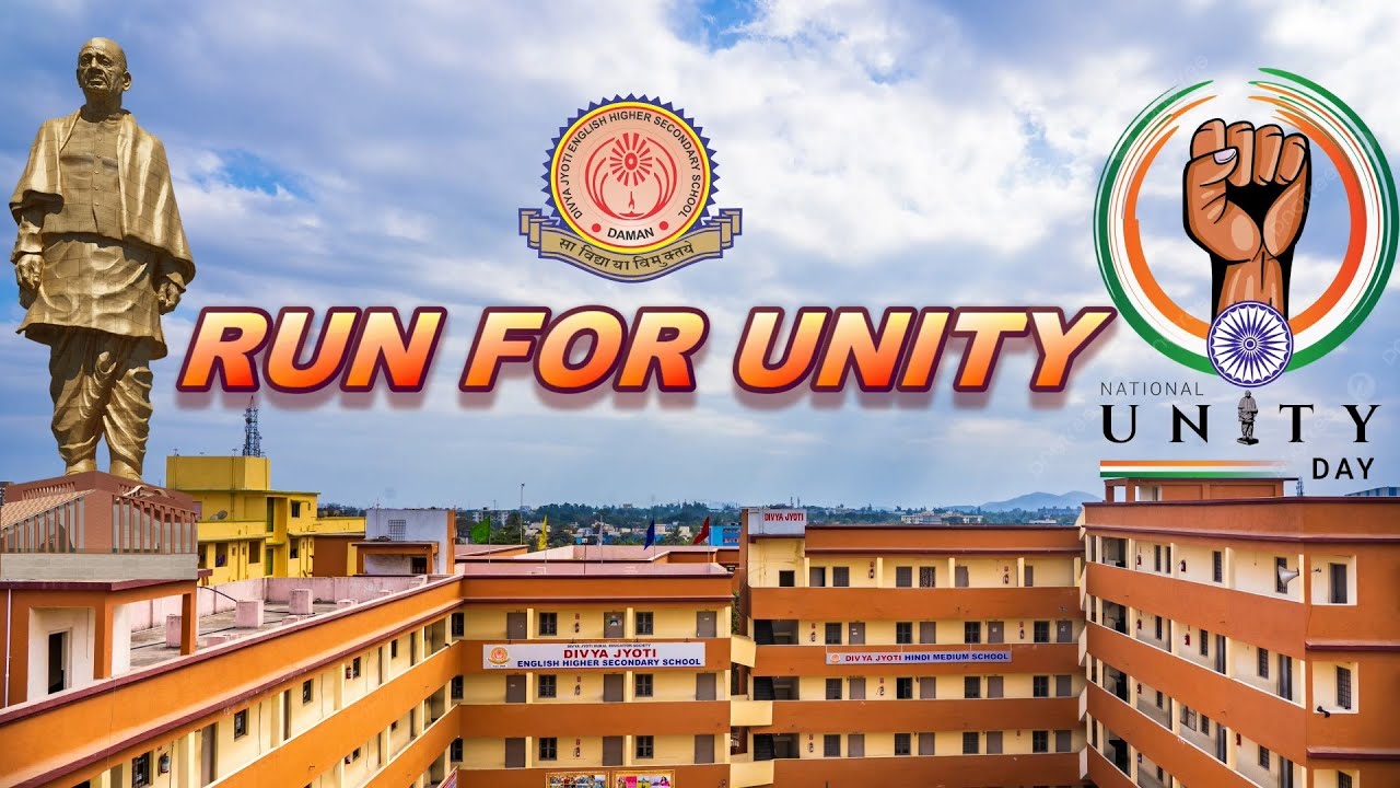 On the National Unity Day - Run for Unity 2022 by Divyajyoti school ...