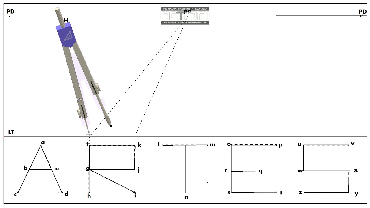 ejercicio de perspectiva lineal - YouTube