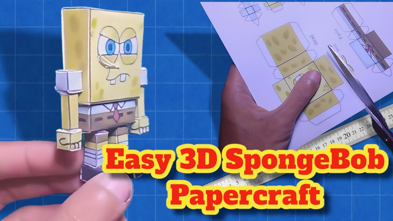 Printable Spongebob Papercraft
