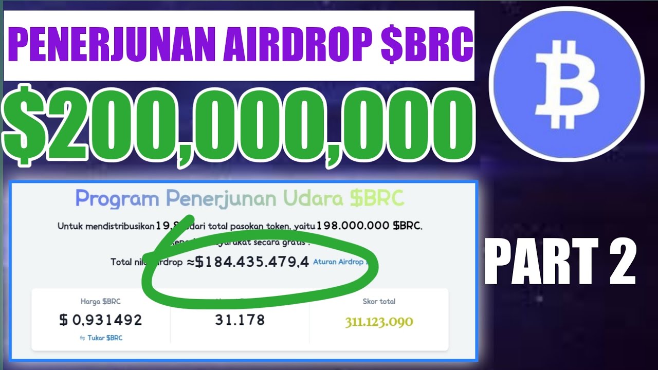 HOW TO JOIN CRAZY AIRDROP BRC TOKEN $200M USDT 💰 DON'T MISS EVENT GUYS ...