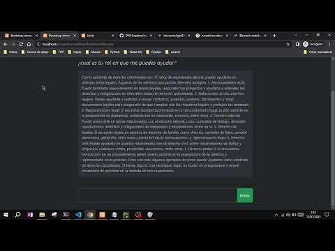 Como crear un chat personalizado con PHP, MySQL y la API de ChatGPT - YouTube