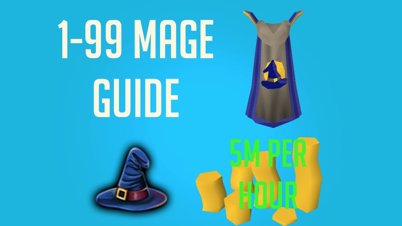 Runescape Fastest 1-99 Mage Guide! Make 5m per hour! (100% AFK!) - YouTube