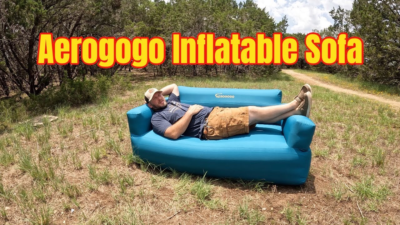 Inflatable Sofa By Aerogogo | Automatic Inflatable | Camping - YouTube