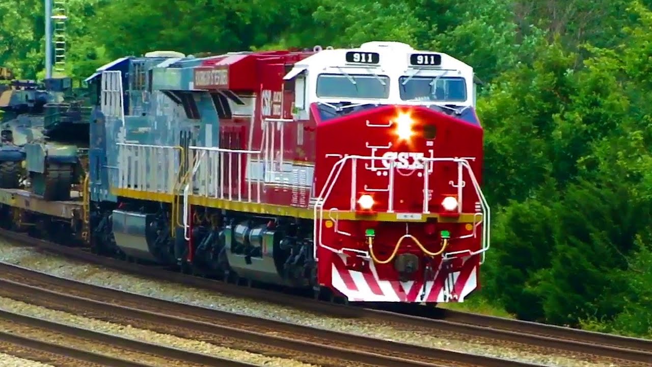 CSX Freight Trains Galore 2020 - YouTube
