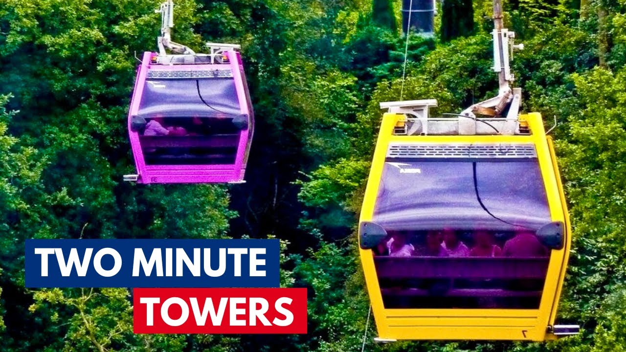 Skyride: Glide Over the Treetops of Alton Towers - YouTube
