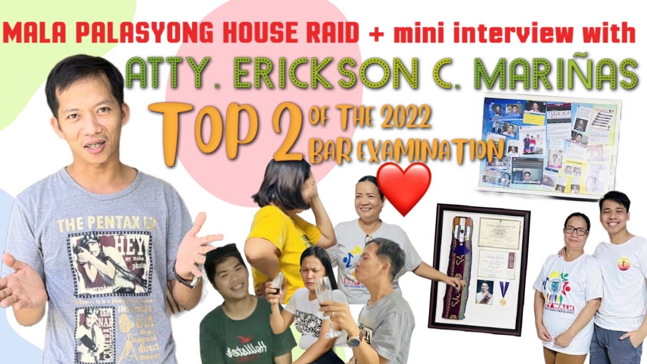 HOUSE RAID + MINI INTERVIEW w/ ATTY. ERICKSON CAYABYAB MARIÑAS (TOP 2 ...