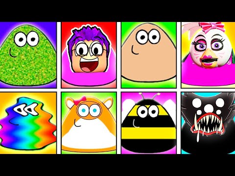 UNLOCKING *SECRET POU* In ROBLOX FIND THE POUS!? (ALL POUS UNLOCKED!)