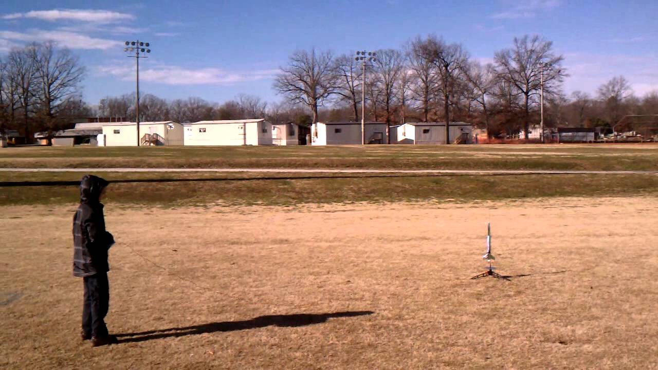 Model Rocket Fail - YouTube