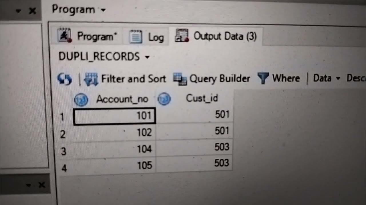 How to find duplicate data or Duplicate records using Proc SQL - YouTube