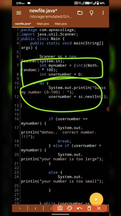 Guess My Number...||..in Java...|| 😎....|| # AS.Tech.Galaxy || # programmer || - YouTube