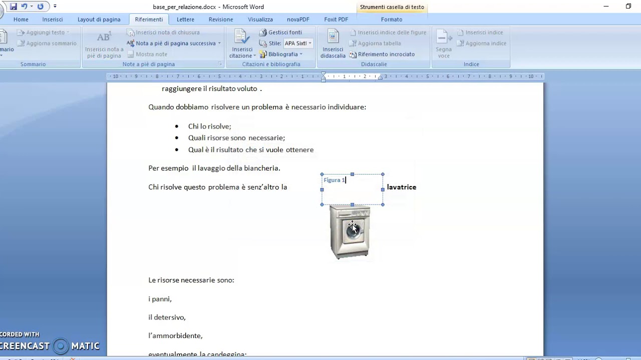 FARE UNA RELAZIONE CON WORD - YouTube