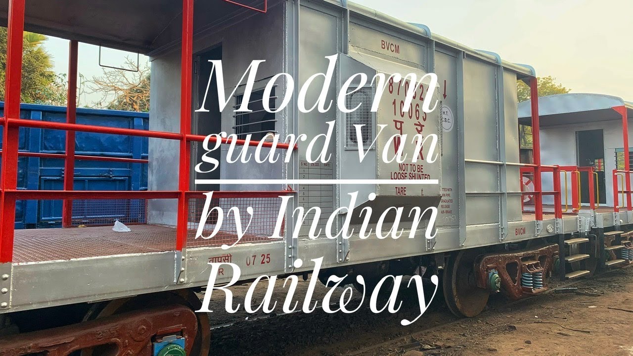 Modern guard Van by Indian Railway | भारतीय रेल का नया ब्रेक वैन - YouTube