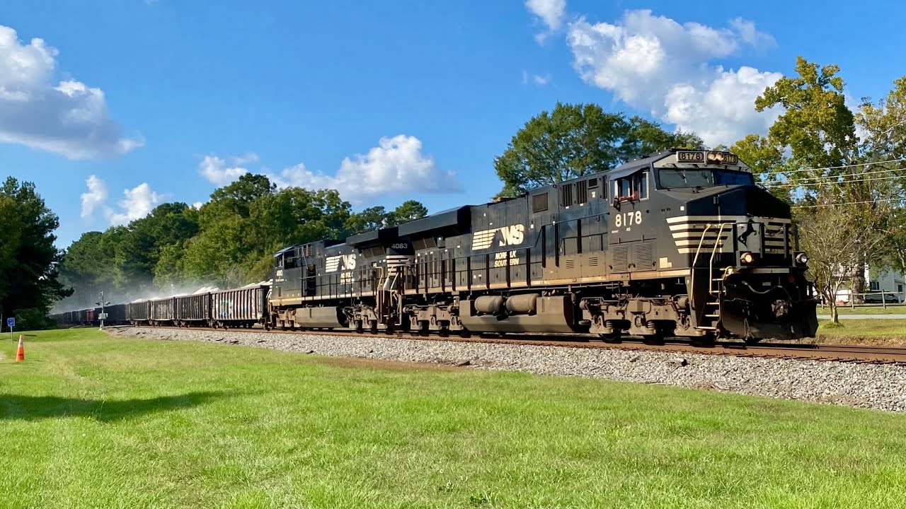 NS Road Local E50 with Flying Limestone and DPU - YouTube