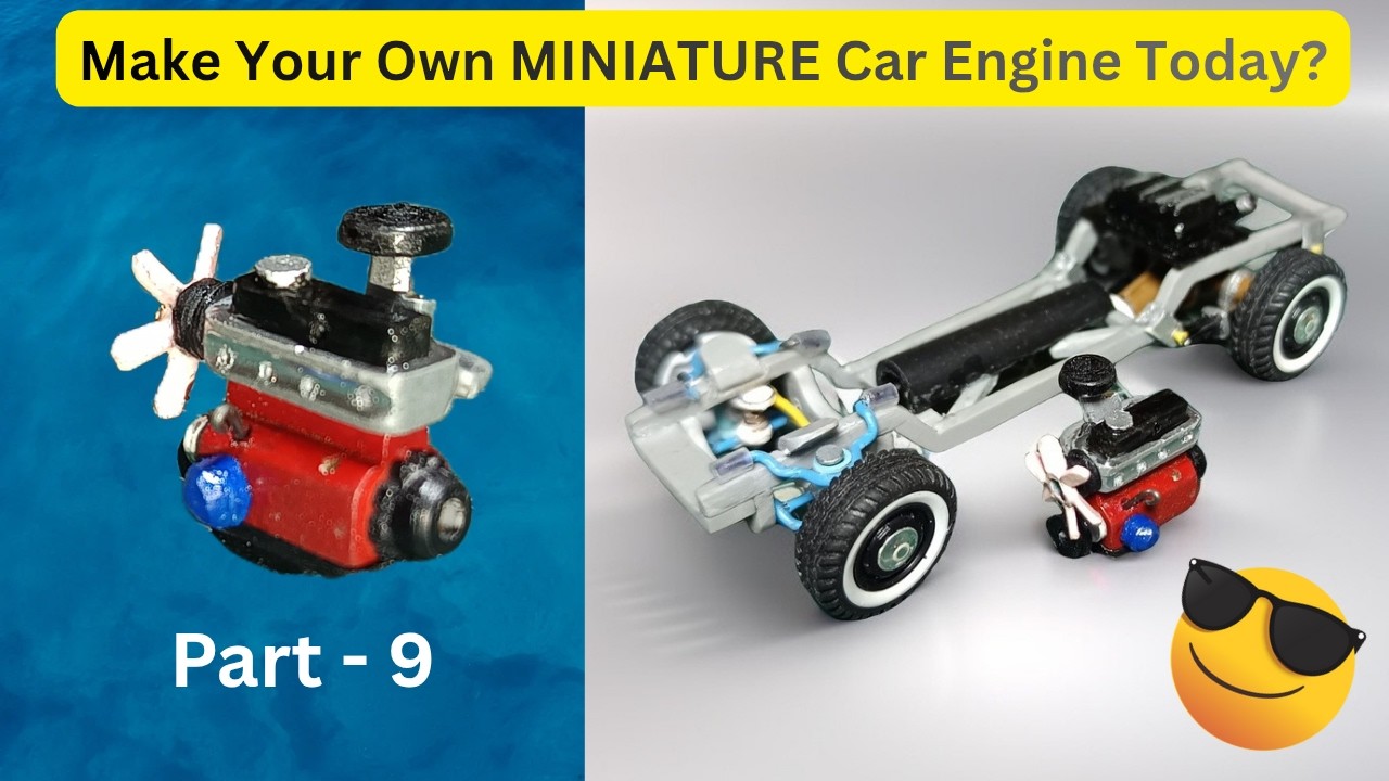 Make Your Own MINIATURE Car Engine Today? - YouTube
