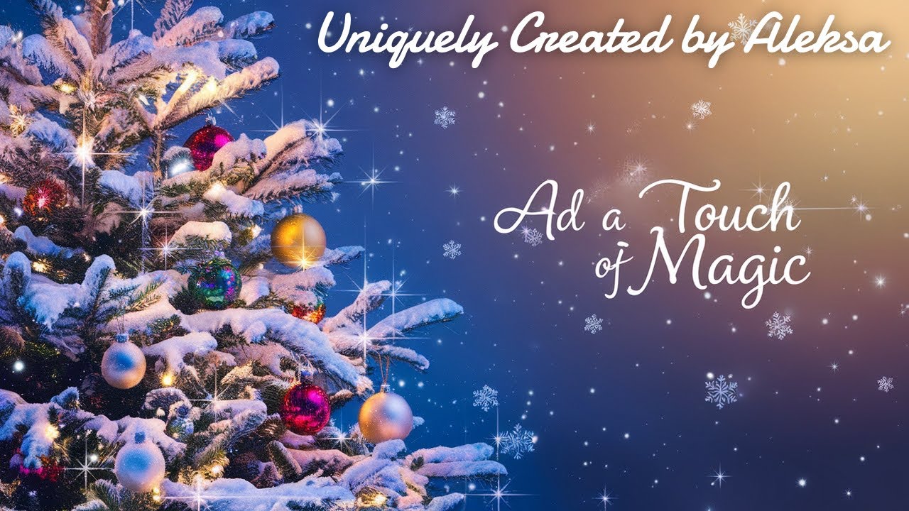 #49 Create Your Own AMAZING 2 Piece Christmas Tree Hanging Ornament ...