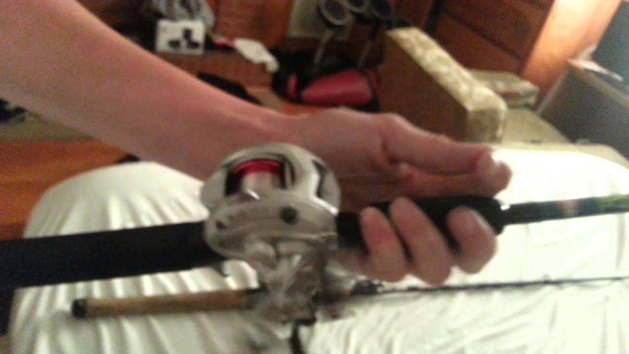 How to get backlash out of a baitcaster - YouTube