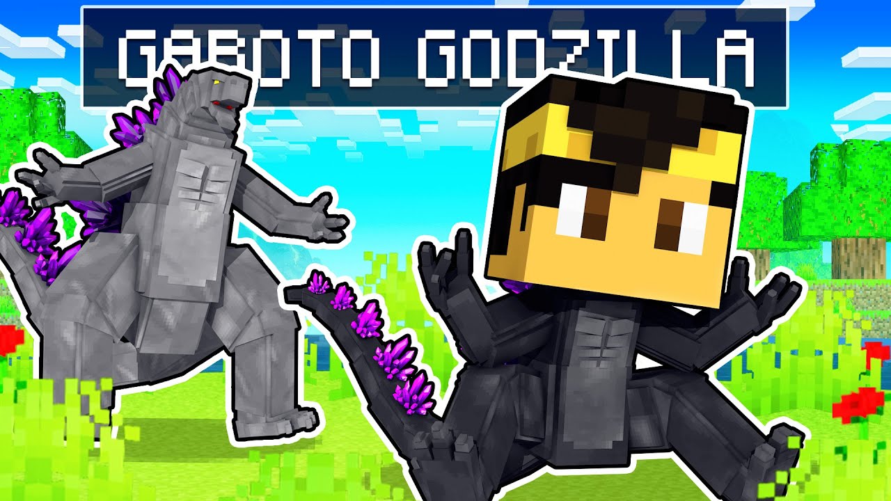 JOGANDO COMO UM GAROTO GODZILLA no Minecraft - YouTube