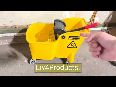 Honest review  Rubbermaid Commercial Mop Bucket with Wringer on Wheels