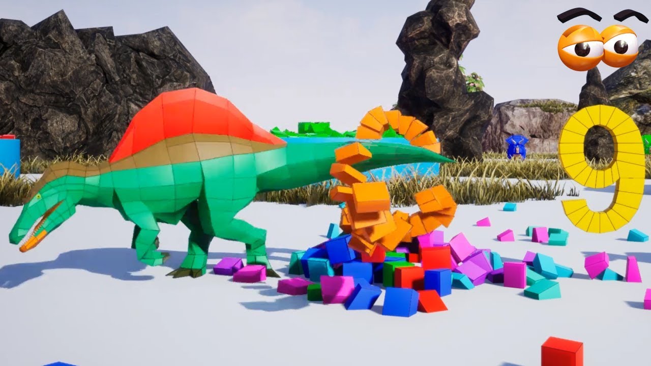 VIDS for KIDS in 3d (HD) - Learn Colors and Numbers with Dinosaurs ...