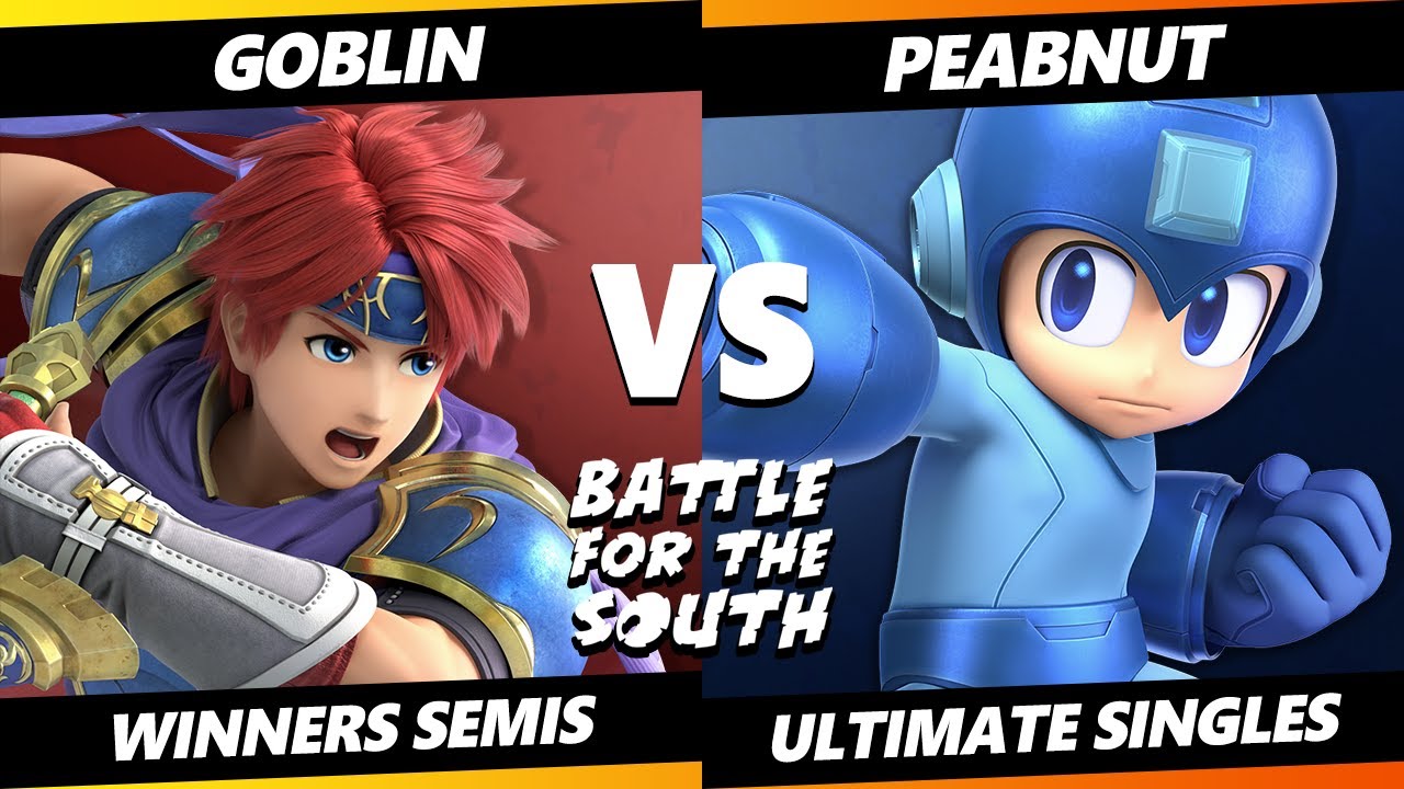 Battle for the South Top 8 - Peabnut (Mega Man) Vs. Goblin (Roy) Smash ...