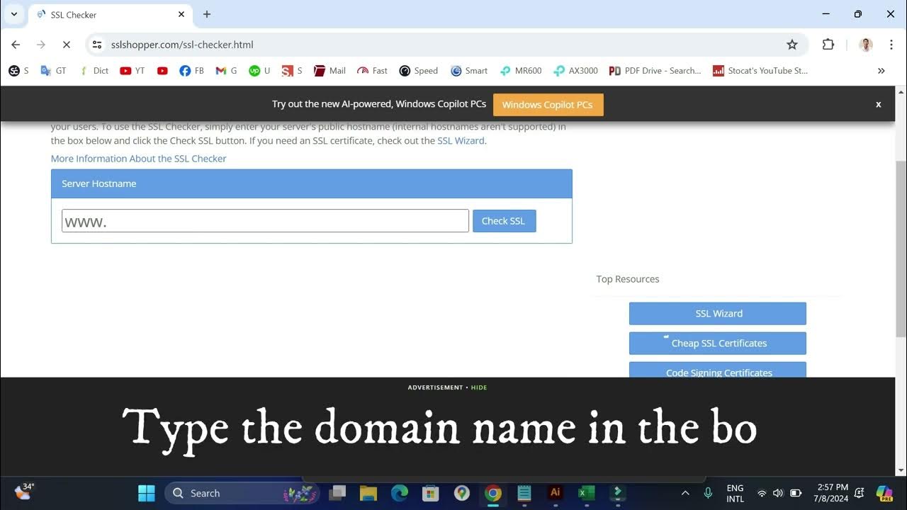 How to Check SSL for Your Domain Name | Step-by-Step Guide 🔒 - YouTube