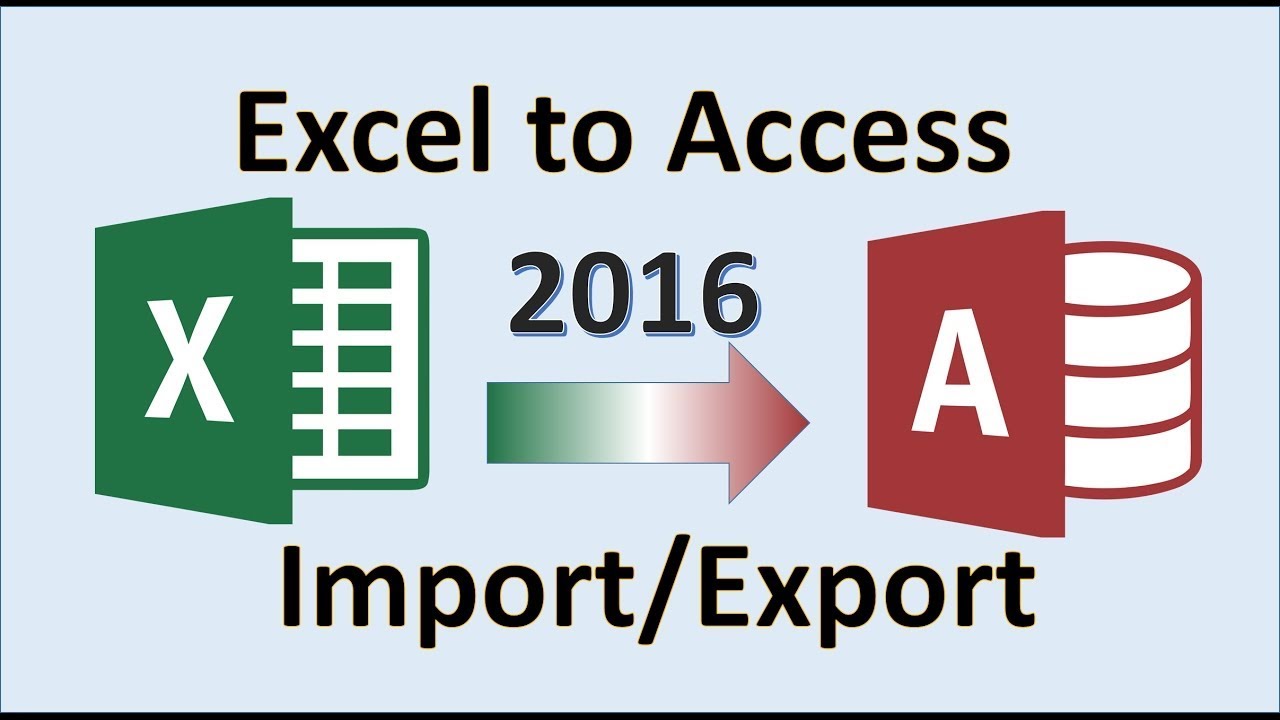 Import Data From Excel To Access YouTube Import Data From Excel To Access YouTube
