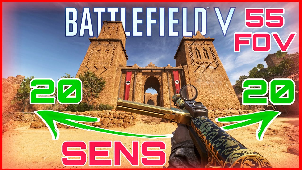 Agressive Low 55 FOV & 20/80 SENS - Is It Possible? Battlefield V - YouTube