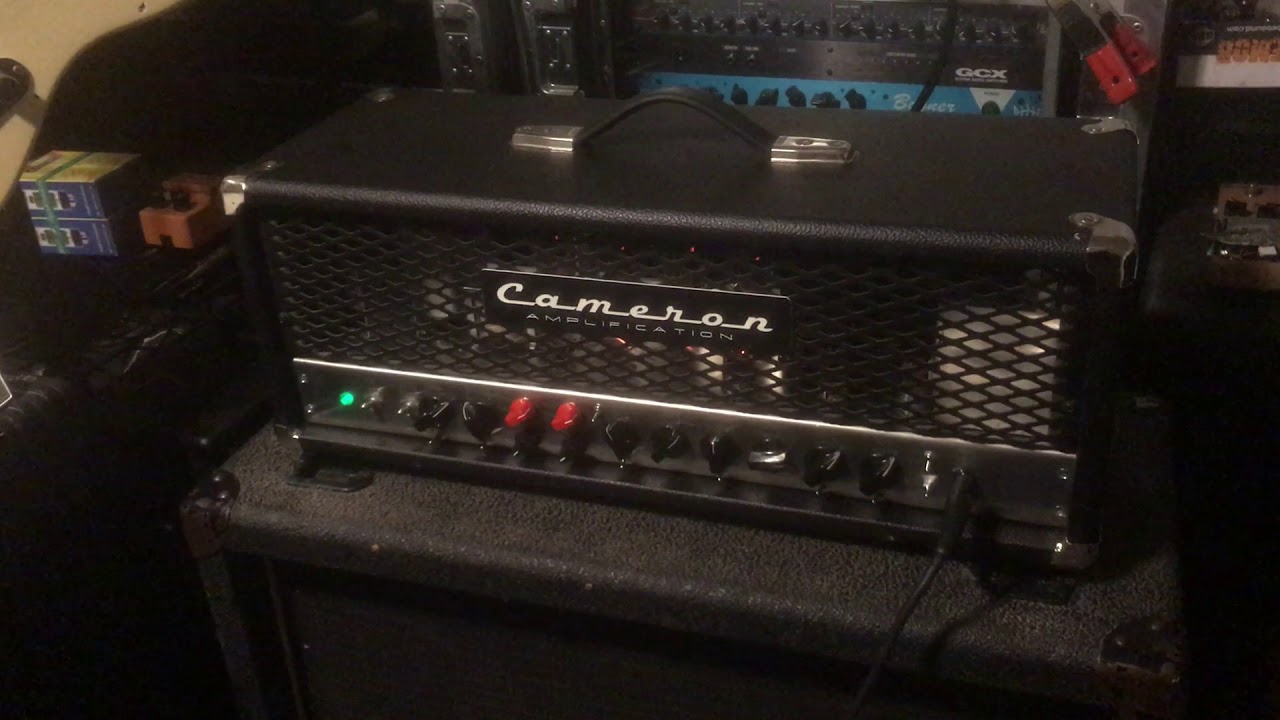 Mark Cameron custom made 100 watt CCV plus amplifier - YouTube