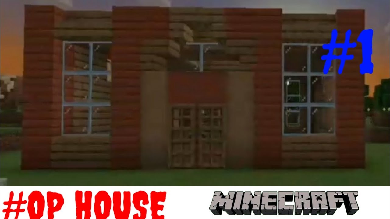 Making #OP house in MINECRAFT /Starting the new popular series called ...