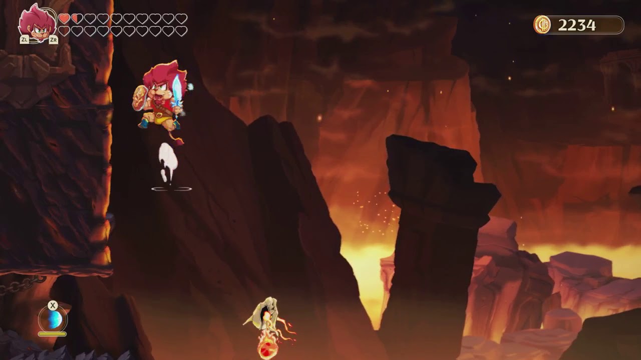 Monster Boy - Volcano Firesnake Room Wall Jump - YouTube