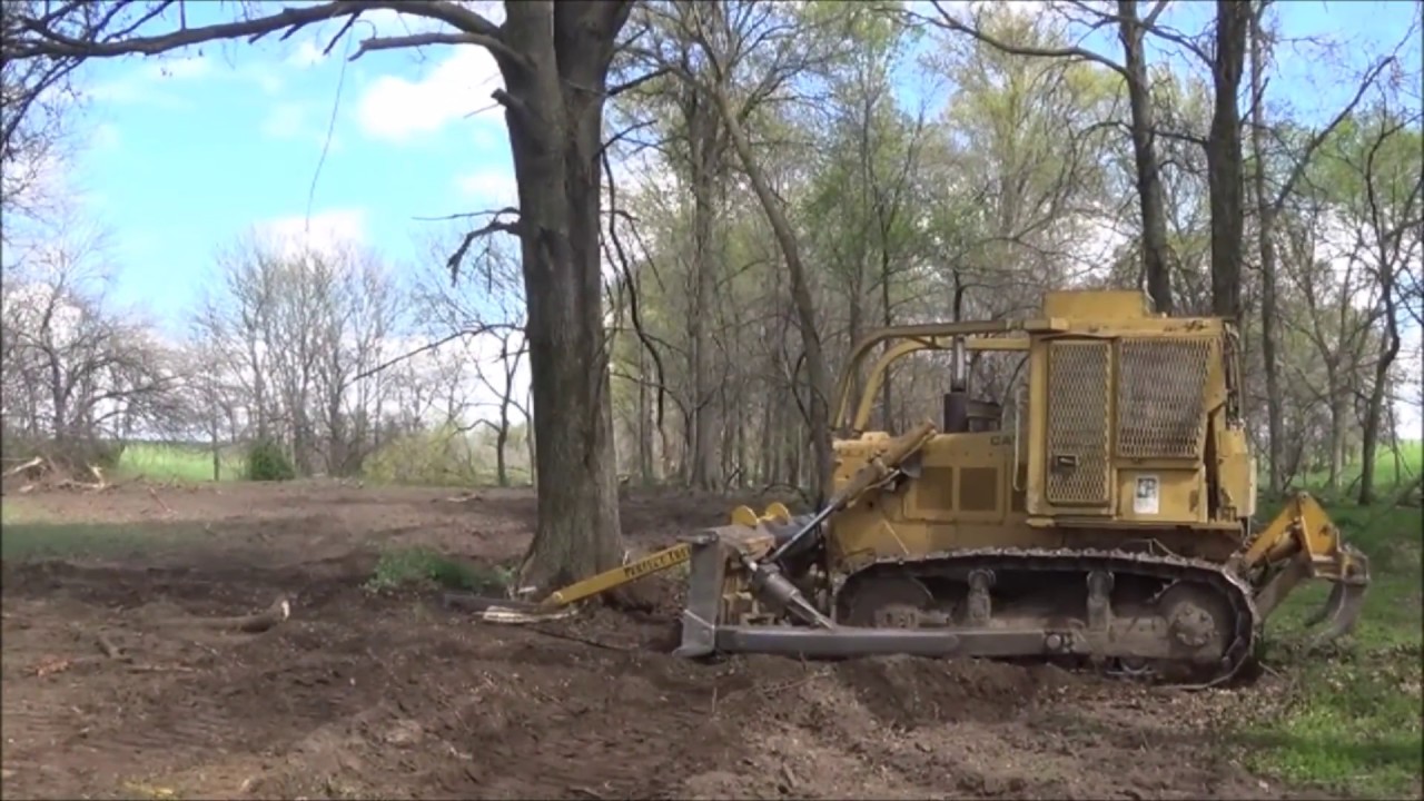 The Perfect Treesaw dozer model on D6c CAT - YouTube