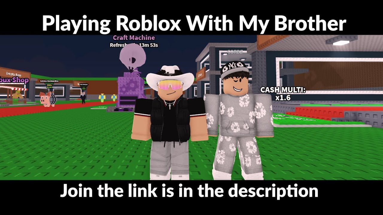 Playing Roblox With my brother and Nate - YouTube