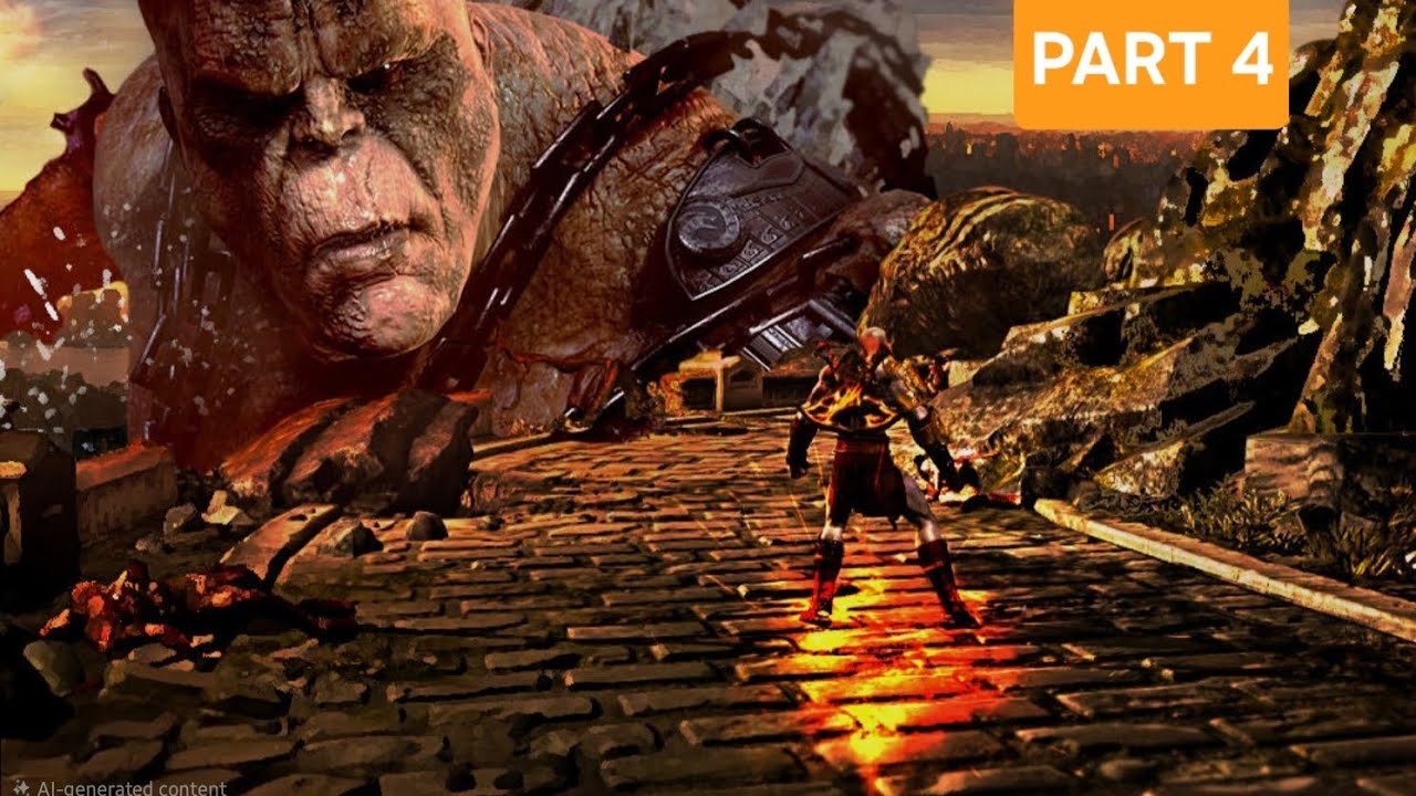 KRATOS VS A MOUNTAIN! 😱 | Cronos Titan Boss Fight | God of War 3 ...