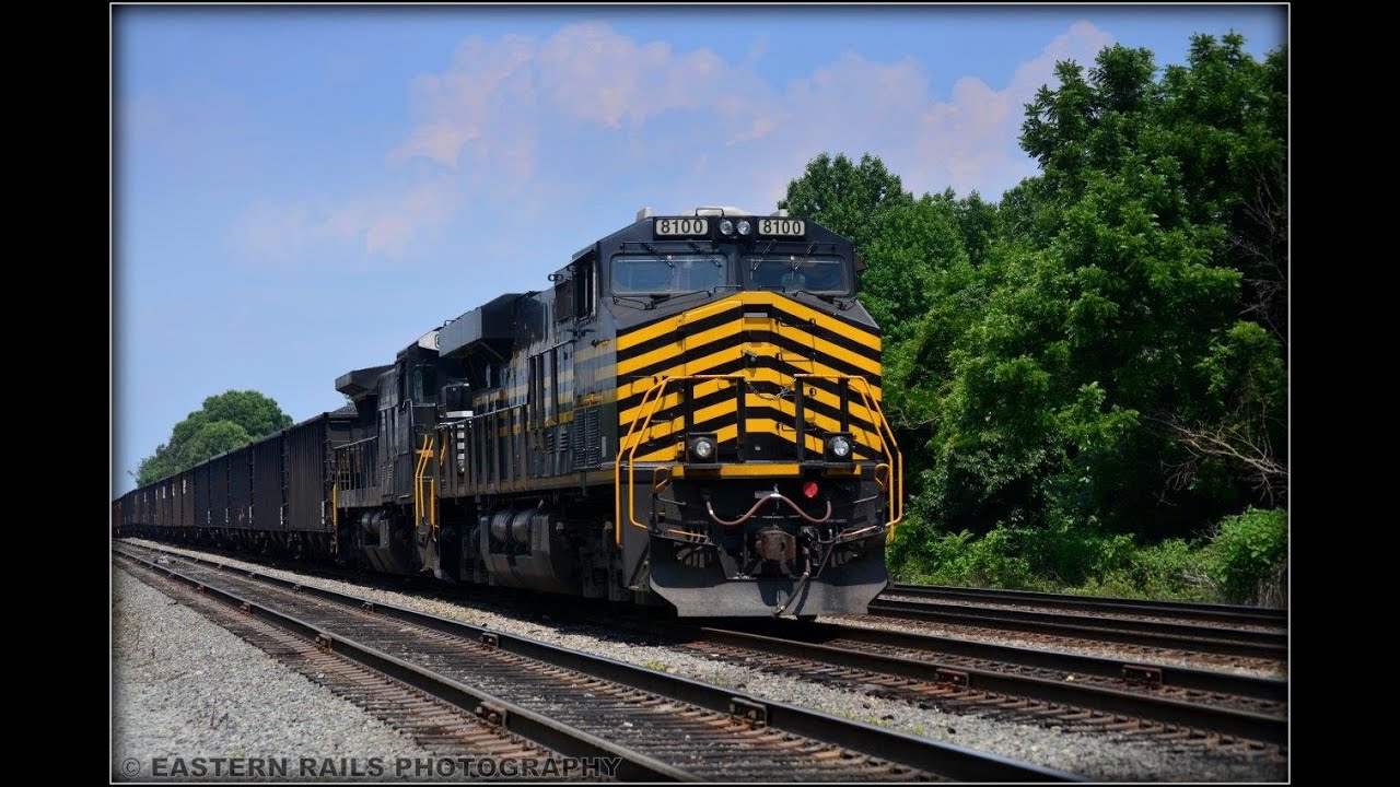 Carolina Rails - NS R Line - 6/8/15 - NKP Heritage Unit Leading 76M - YouTube