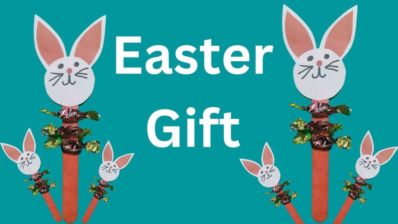How to make Easter Bunny Candy gift ideas for kids | Easter Bunny craft ...