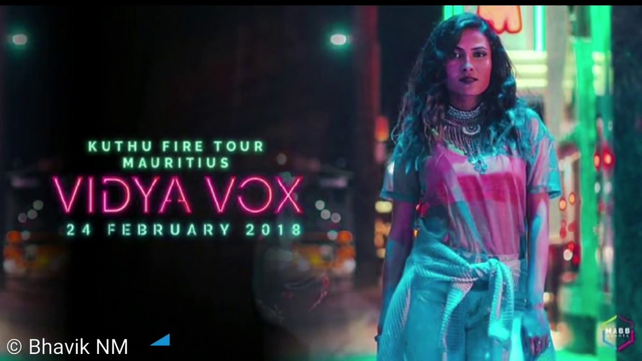 Vidya Vox Kuthu Fire Tour Mauritius - YouTube