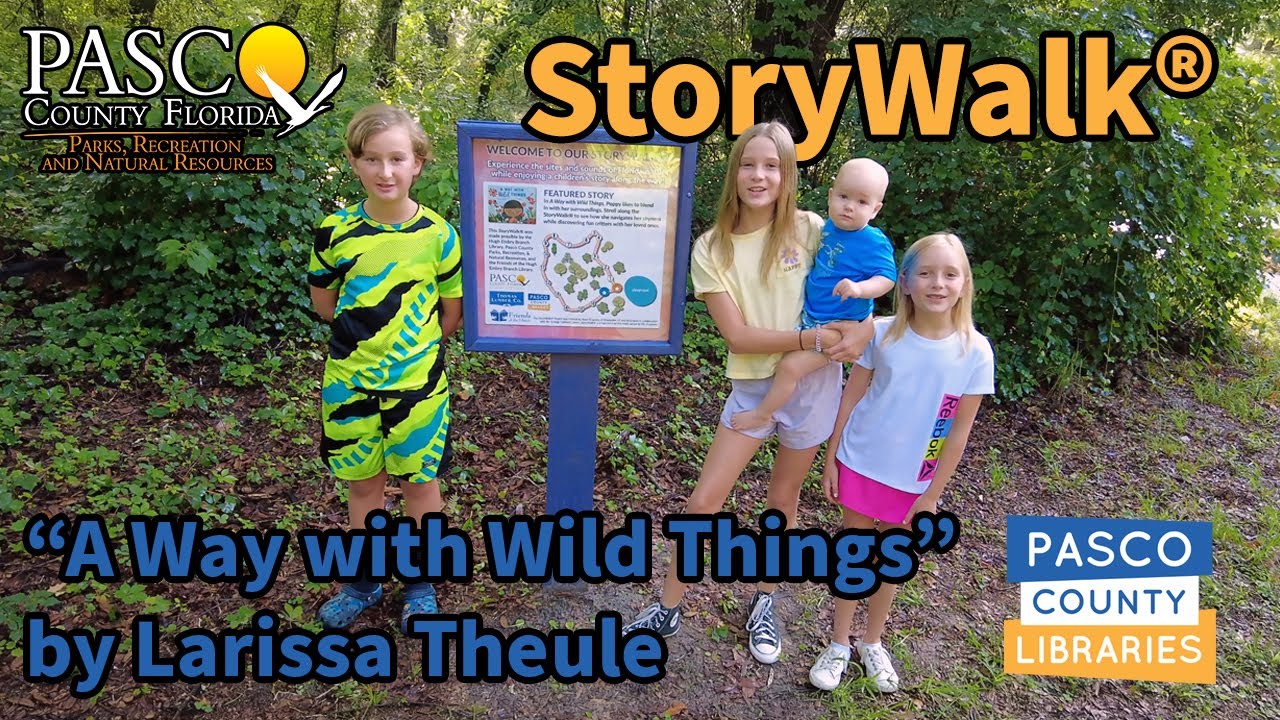 StoryWalk® featuring "A Way with Wild Things by Larissa Theule" - YouTube