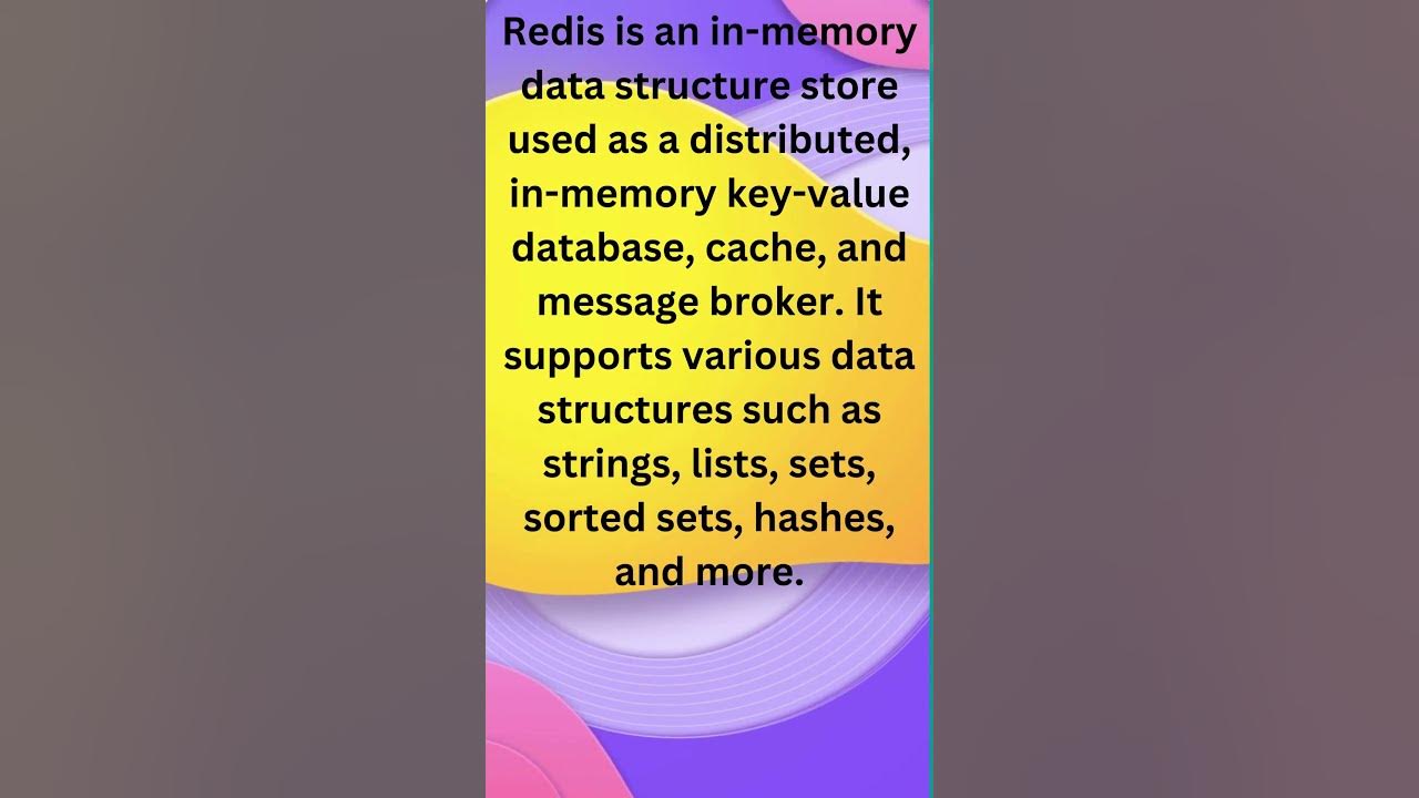 In-Memory Data Store: Redis - YouTube