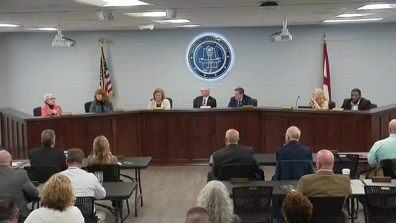 Madison County Board of Education Regular Session 1/24/19 - YouTube