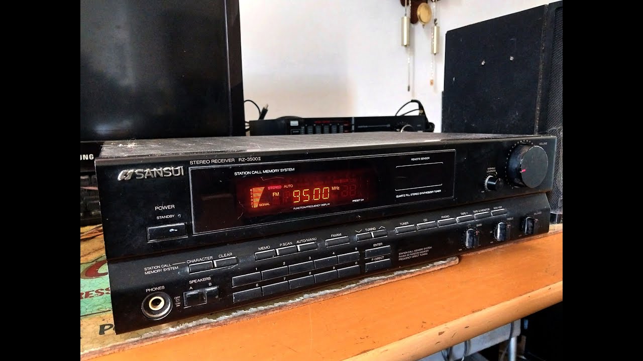 Sansui RZ-3500 II Stereo Receiver - YouTube
