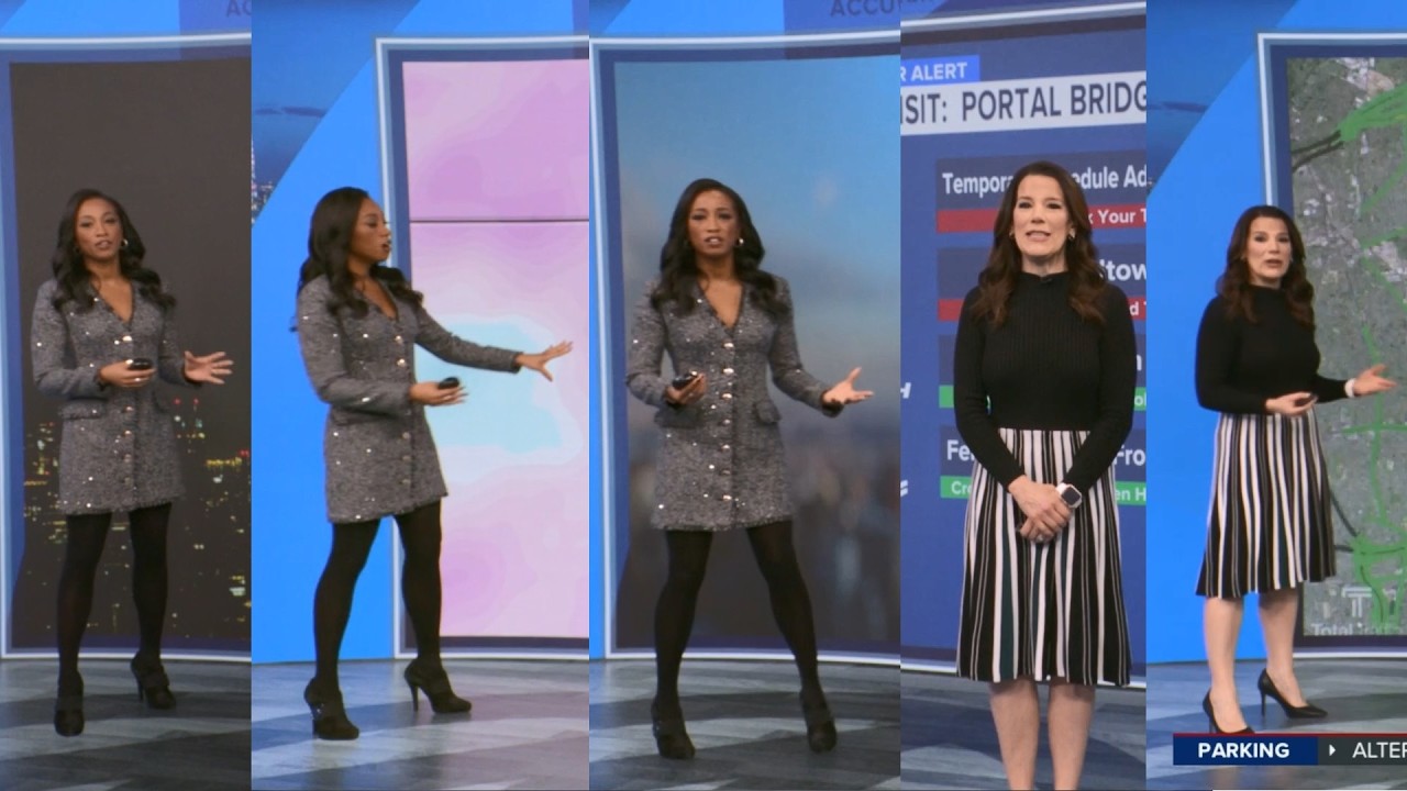 Brittany Bell and Heather O'Rourke for ABC7 News with the Weather ...
