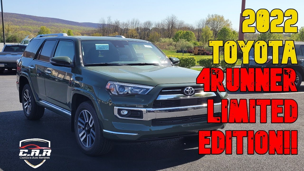 2022 Toyota 4Runner Limited Edition Review!!! - YouTube