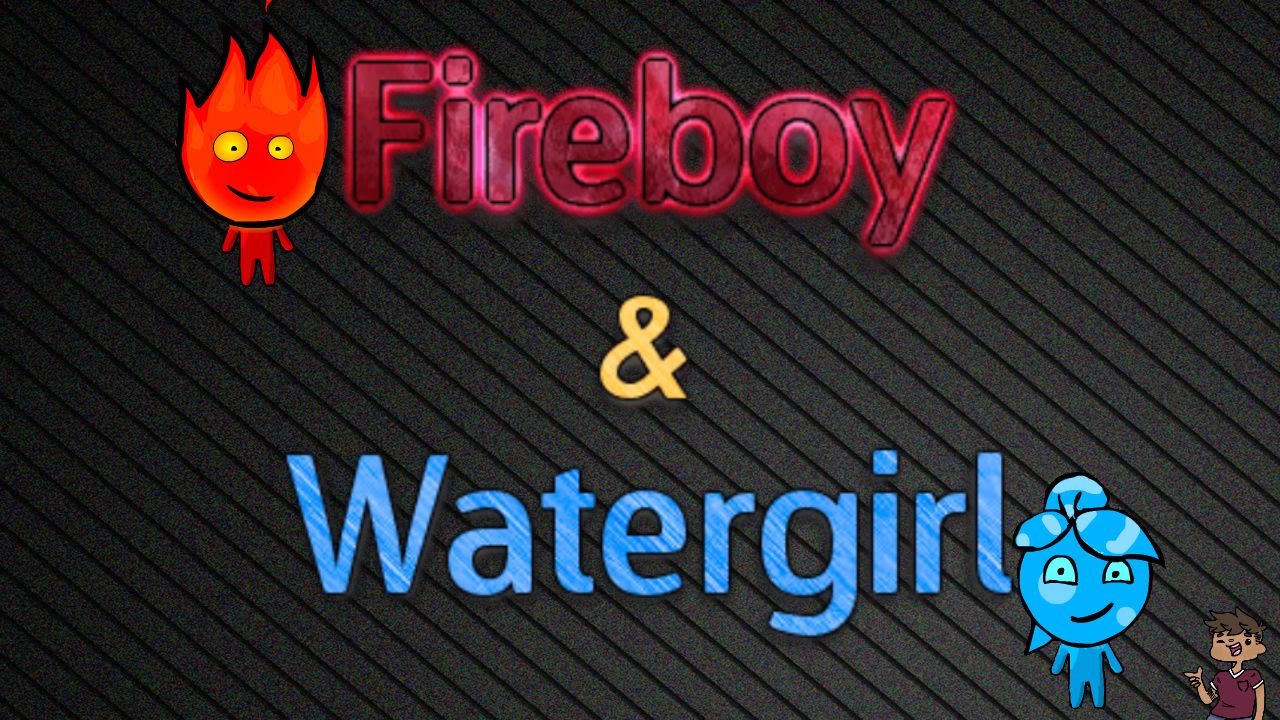 Fireboy and Watergirl Funny Moments - The Forest Temple Part 1 - YouTube