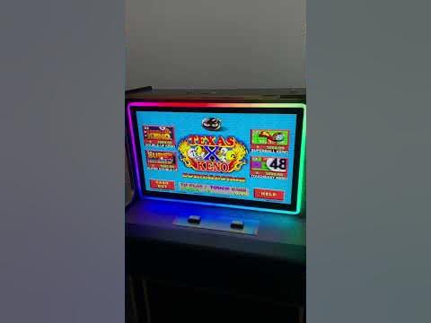 Texas Keno Slot Game Wood Cabinet Slot Machines For Sale - YouTube