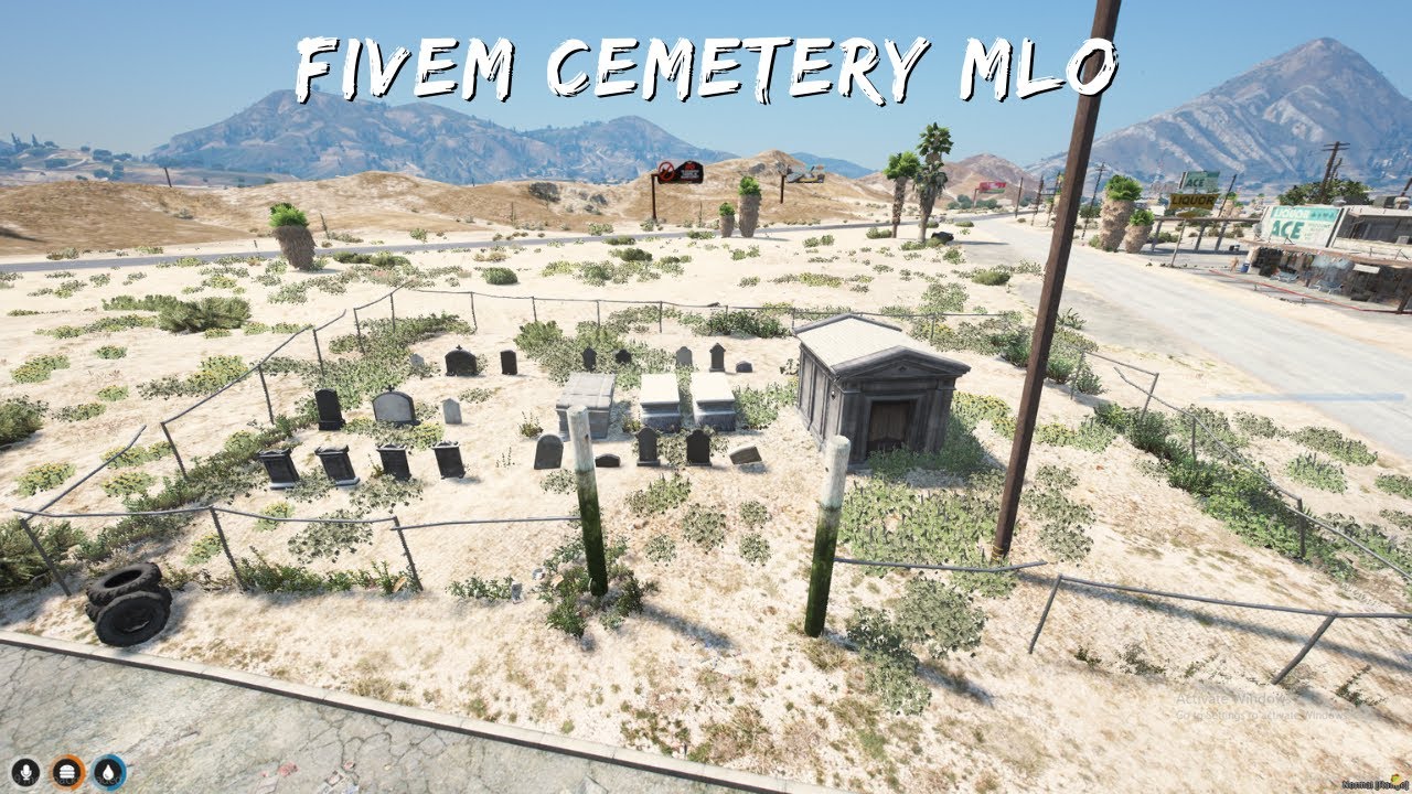 Fivem cemetery | Fivem Mods | Interior & map for Roleplay | FiveM mlo ...
