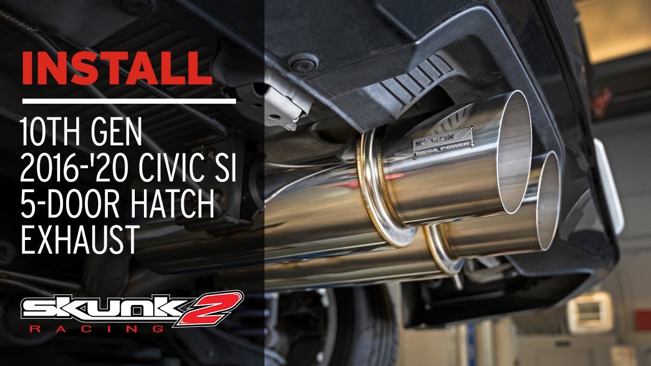Skunk2 MegaPower Double Barrel 10th Gen Civic Sport Hatchback Exhaust ...